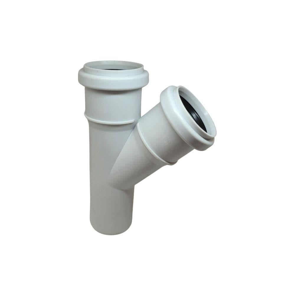 50-50 mm PVC Yee Fitting — Costa Material